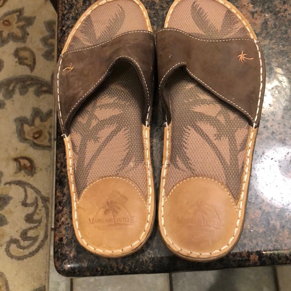 Margaritaville | Shoes | Leather Flip Flops Mens | Poshmark
